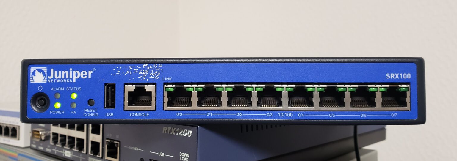 Juniper SRX100 基本設定 | izuminの備忘録